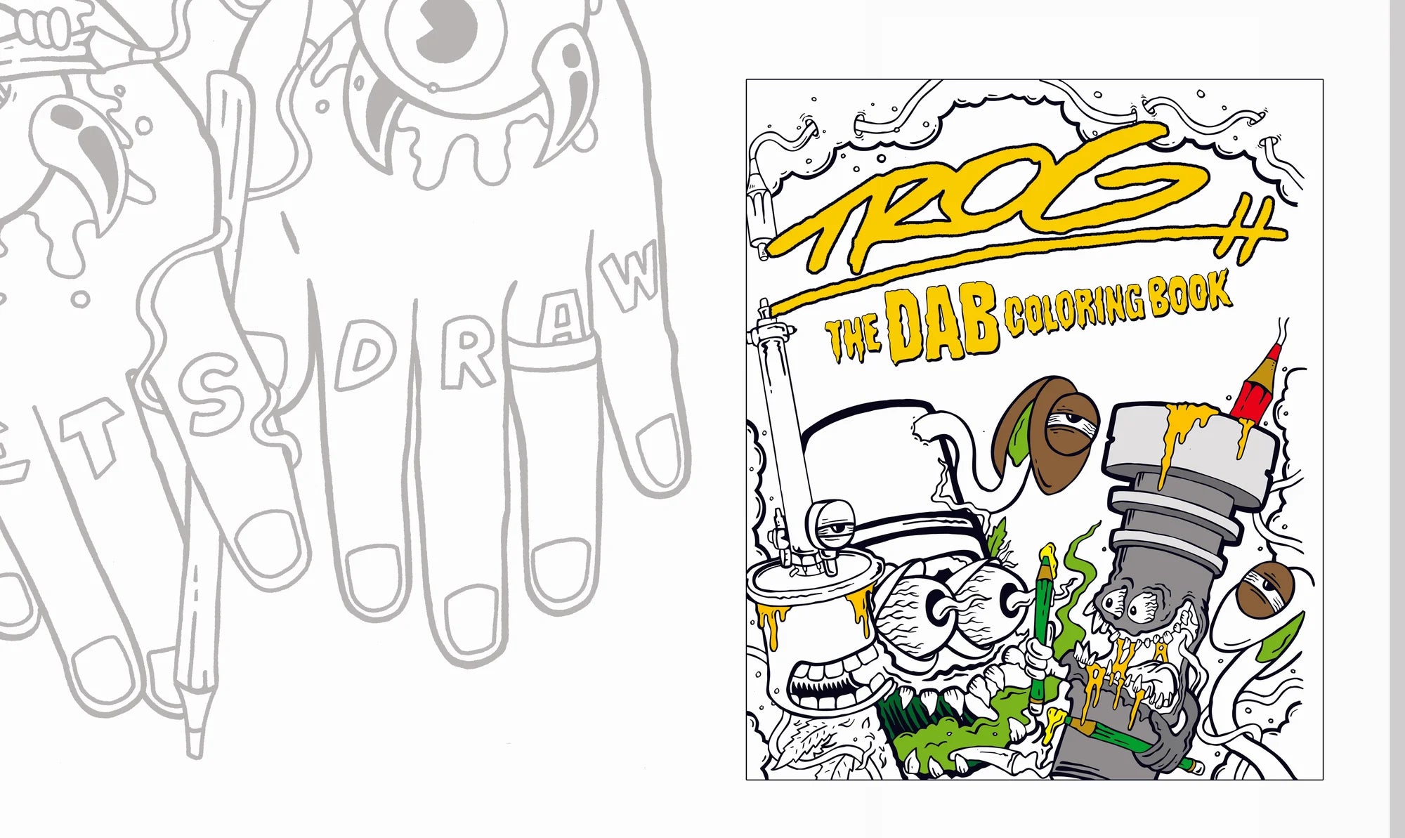 The DAB Coloring Book by TROG – Baron Von Dabbins