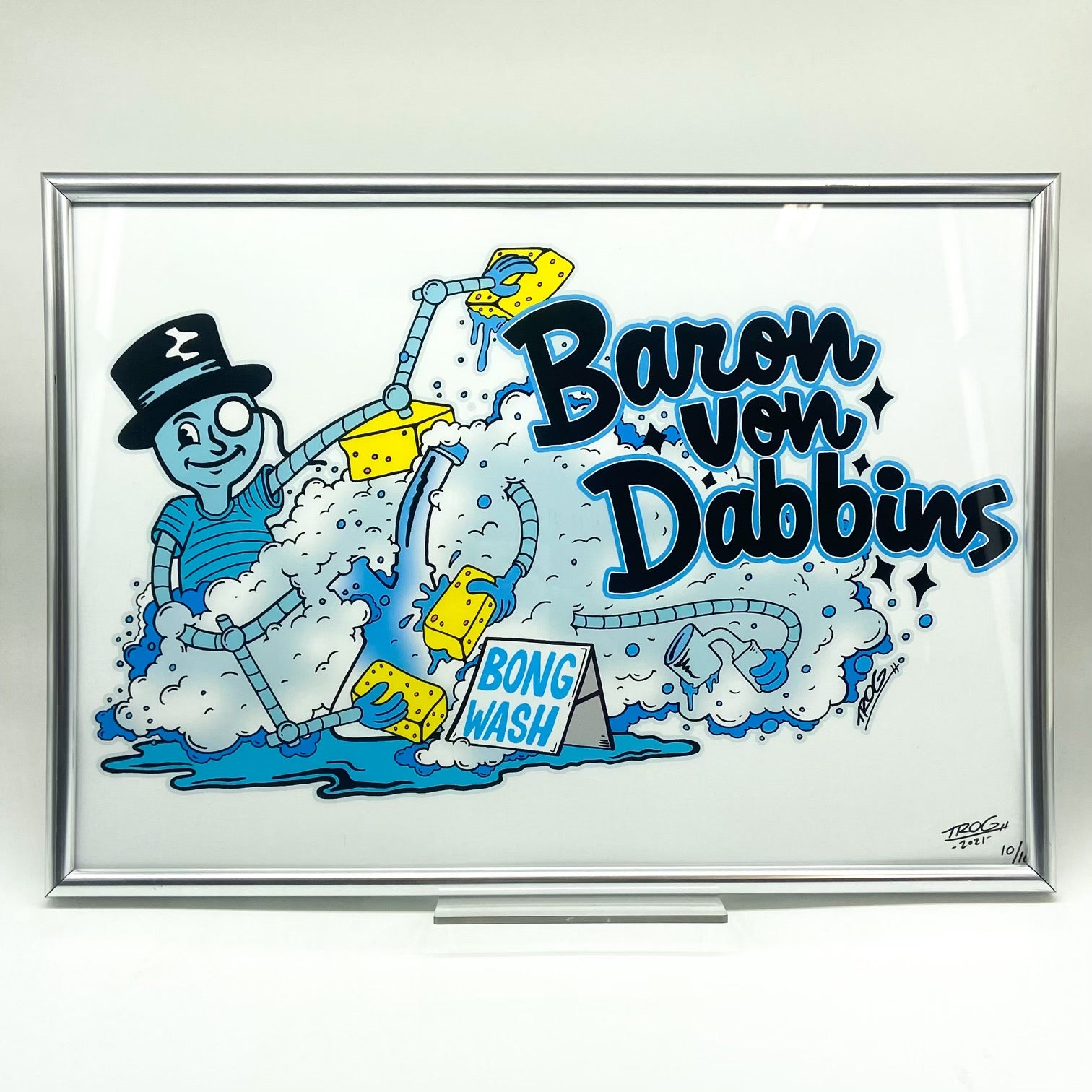 LIMITED EDITION SIGNED ART OF TROG BVD PRINT – Baron Von Dabbins
